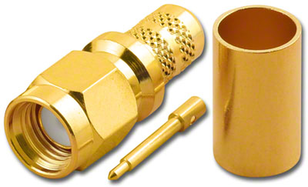 SMA Erkek Sıkmalı Konnektör - LMR240 @ LCC-SMA240MS