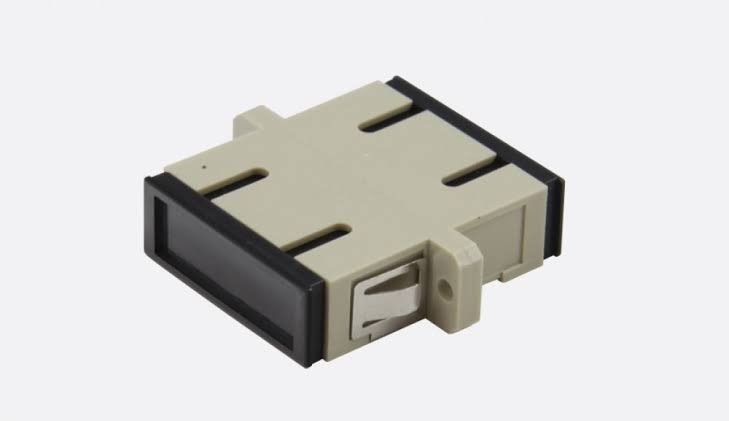 HCS VFO-22211 DataLight SC Duplex Plastik Adaptör , Bej , MM